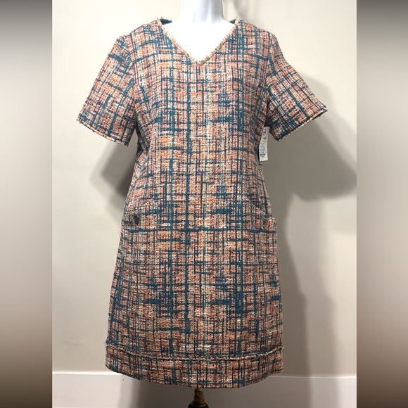 Carlisle | Dresses | Carlisle Collection Deena Italian Tweed Sheath ...